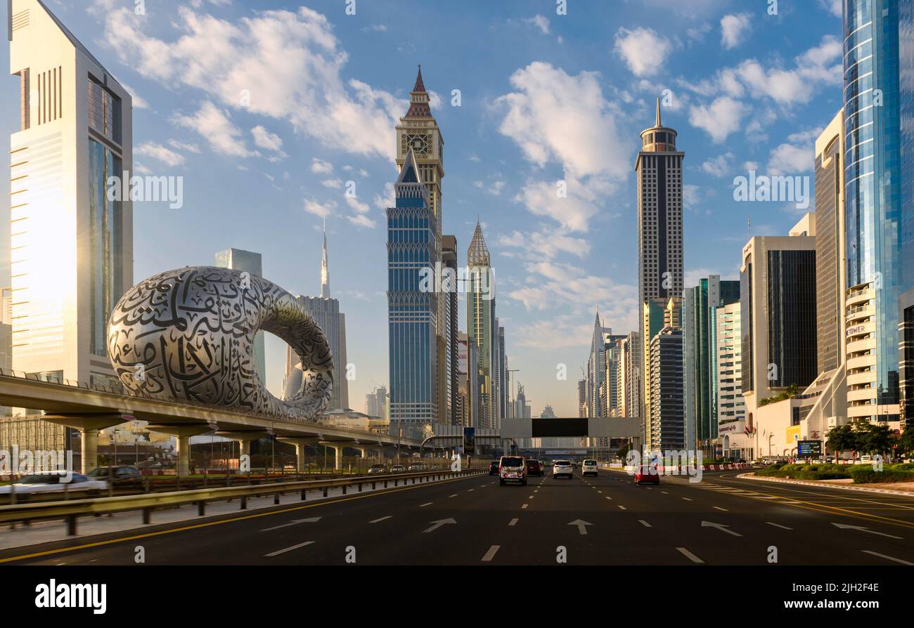 Sheikh zayed road view hi-res stock photography and images - Alamy