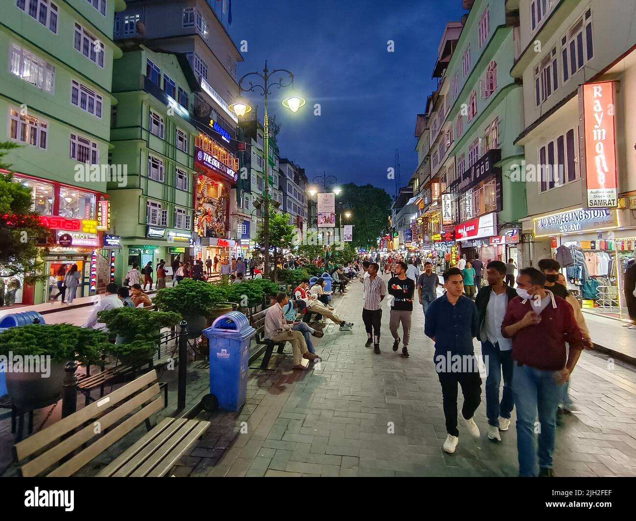 Mg Marg Gangtok At Night