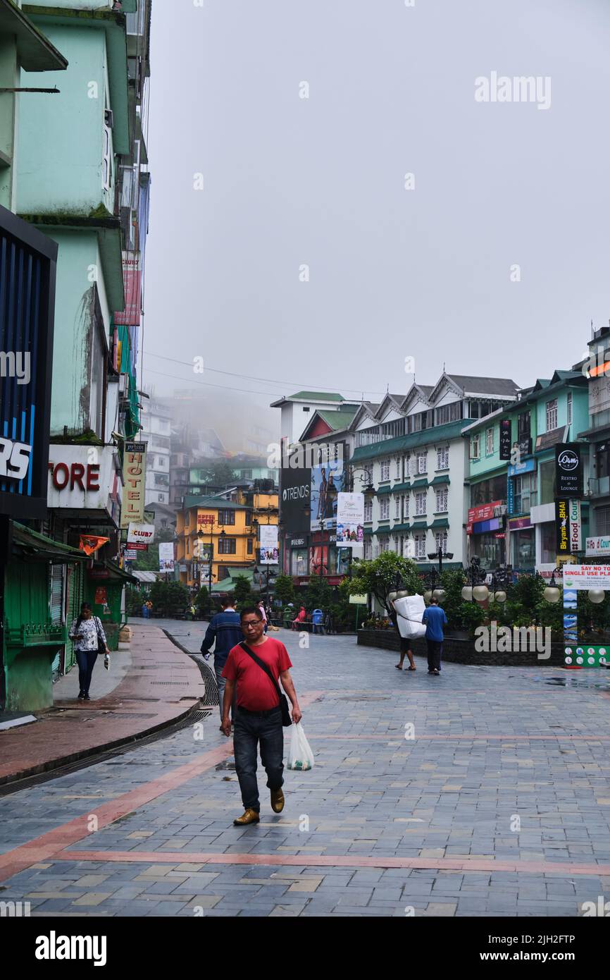 Mg marg gangtok sikkim india hi-res stock photography and images - Alamy