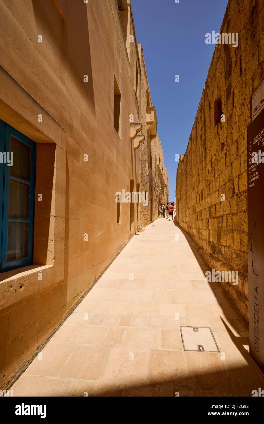 Island of Gozo, Malta July 7, 2022. Images of various tourist ...