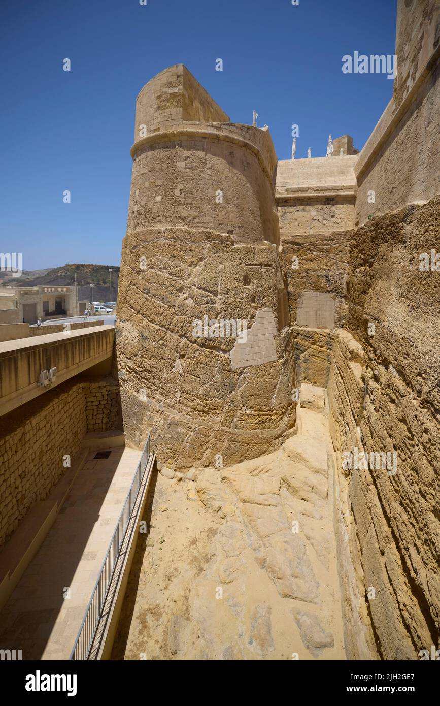 Island of Gozo, Malta July 7, 2022. Images of various tourist ...