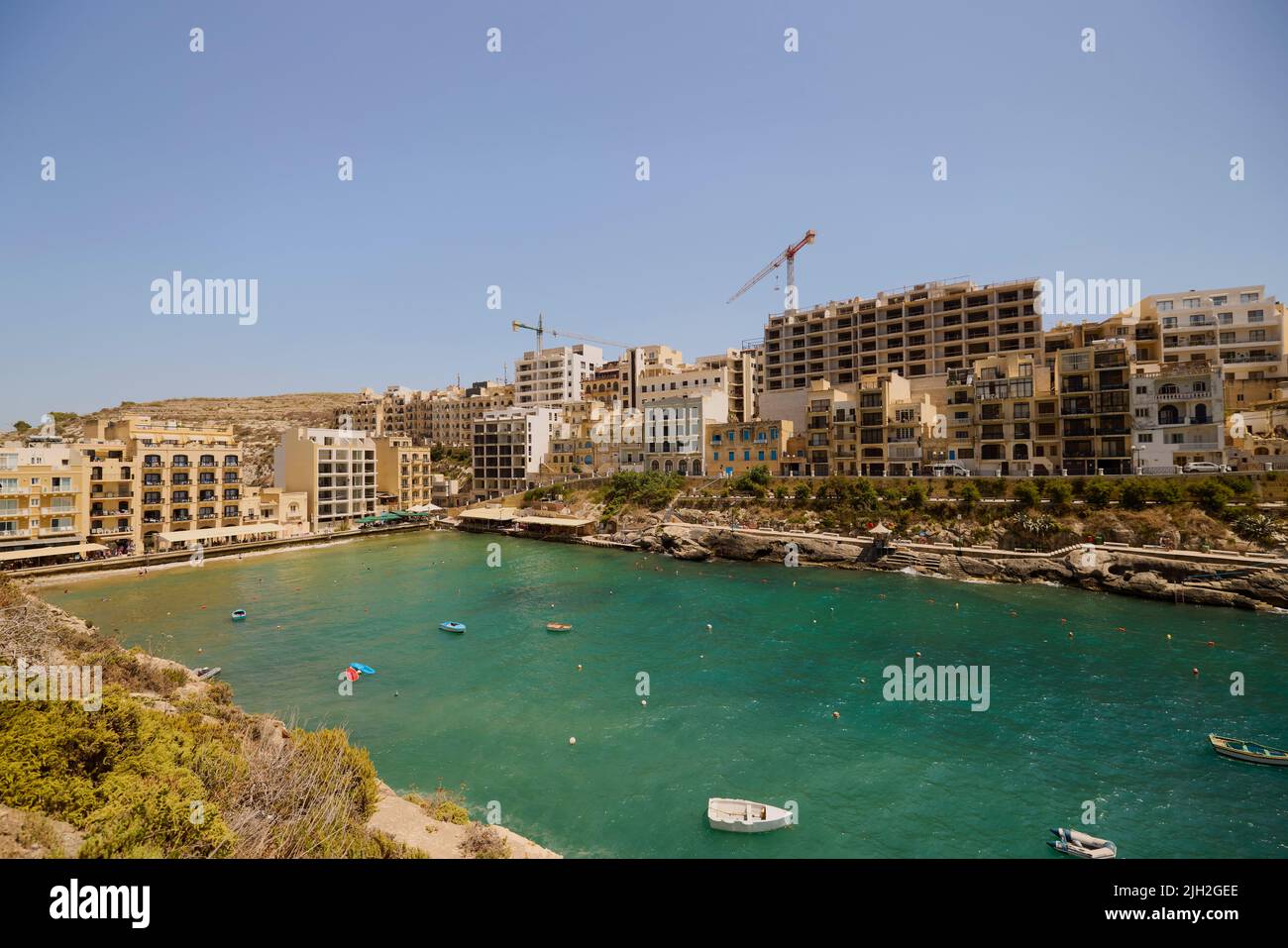 Island of Gozo, Malta July 7, 2022. Images of various tourist ...