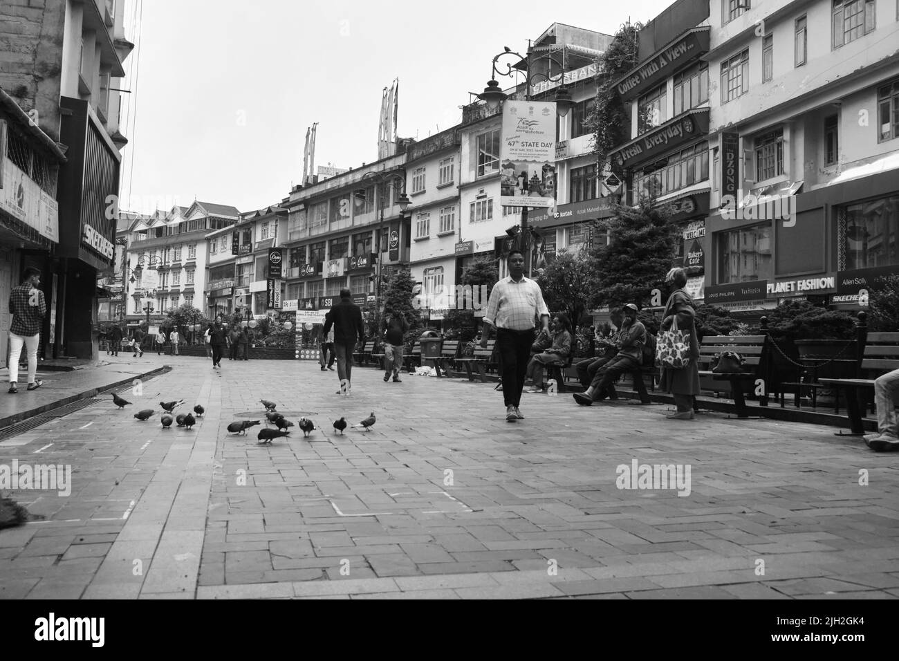 Mahatma gandhi marg Black and White Stock Photos & Images - Alamy