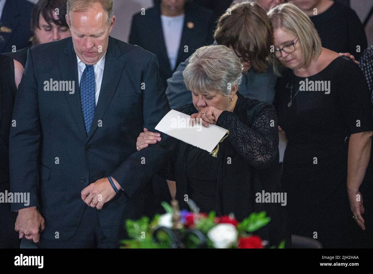 Washington, Dc, USA. 14th July, 2022. DC-hill. Family members of ...