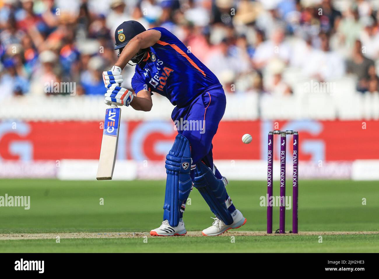 Rohit sharma bowling hi-res stock photography and images - Alamy