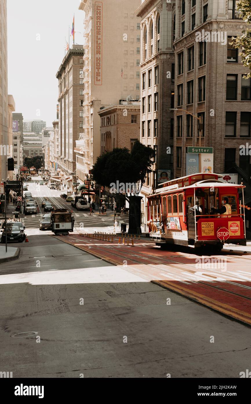 San francisco historic photo cable car hi-res stock photography and ...