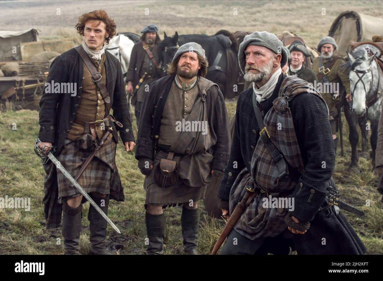 Sam heughan graham mctavish outlander hi-res stock photography and ...