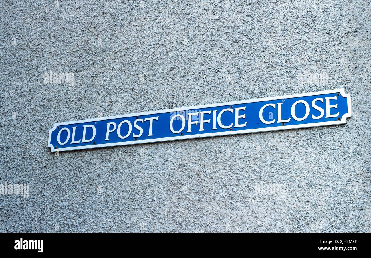 The old post office sign hi-res stock photography and images - Alamy