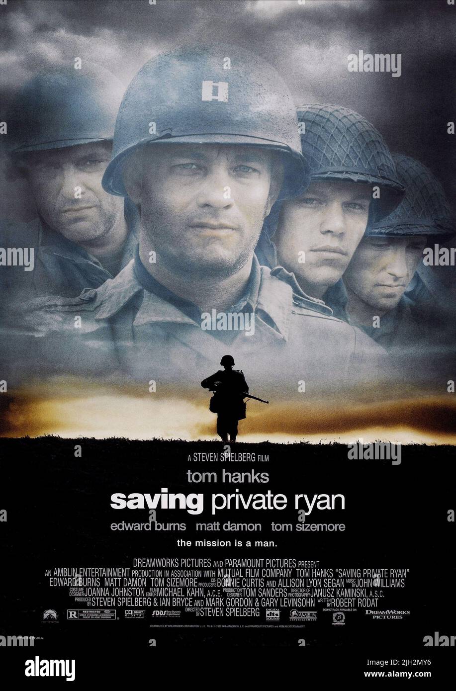 Saving private ryan (1998) poster hi-res stock photography and images ...