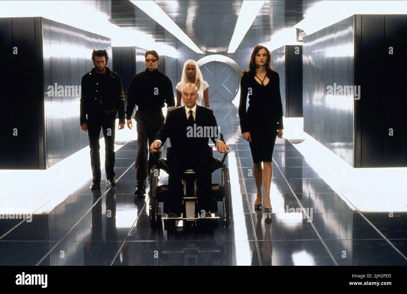 JACKMAN,MARSDEN,STEWART,BERRY, X-MEN, 2000 Stock Photo - Alamy