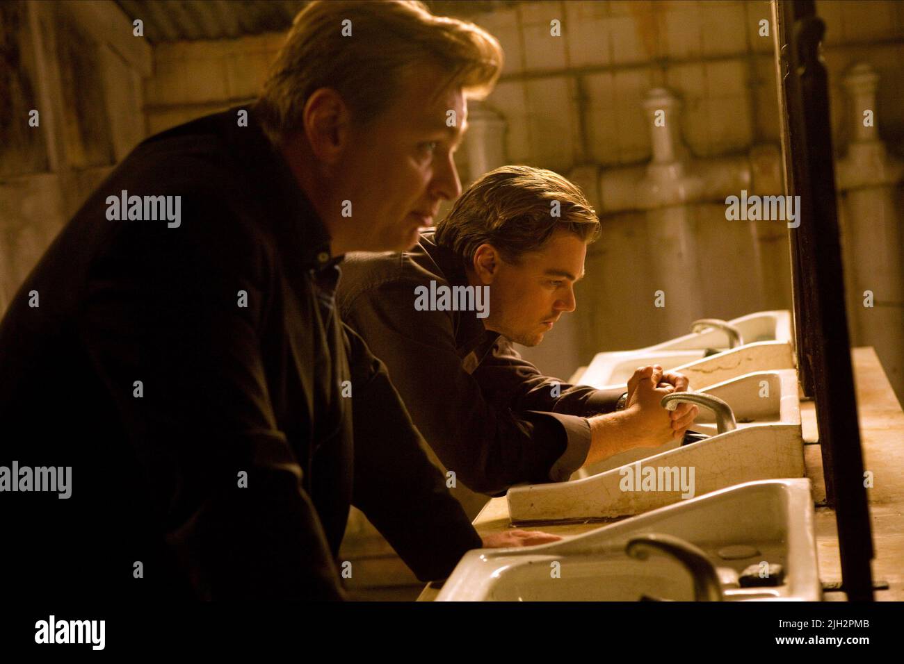 Christopher nolan on set inception hi-res stock photography and images ...