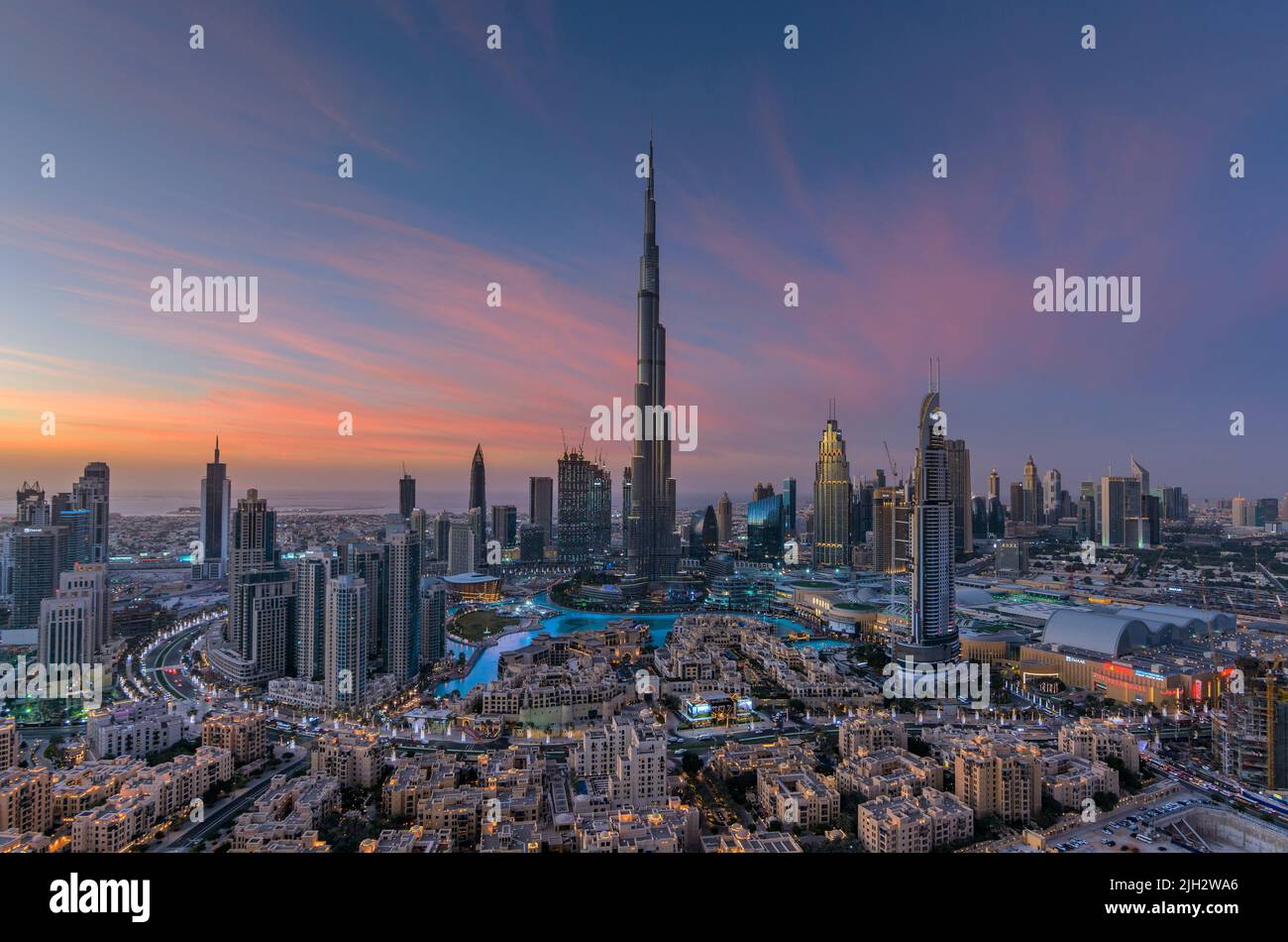An aerial view of dubai hi-res stock photography and images - Alamy