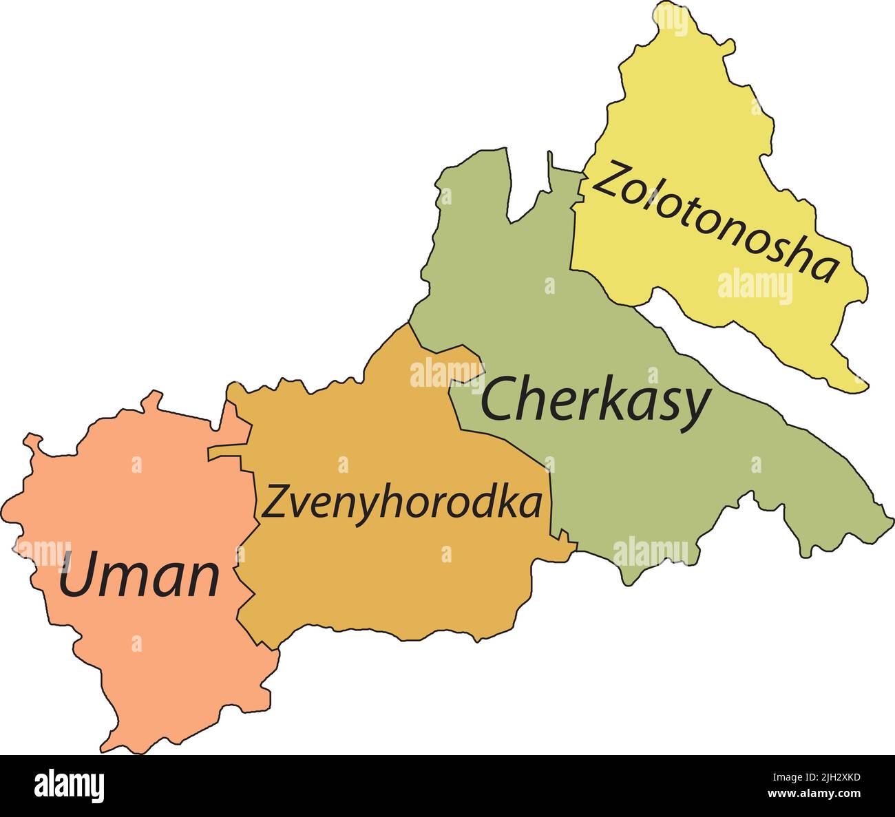 Map of chernivtsi Stock Vector Images - Alamy