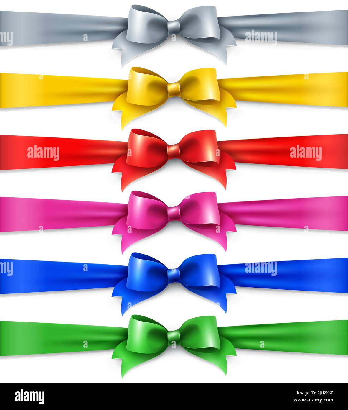 Blue ribbons set hi-res stock photography and images - Alamy