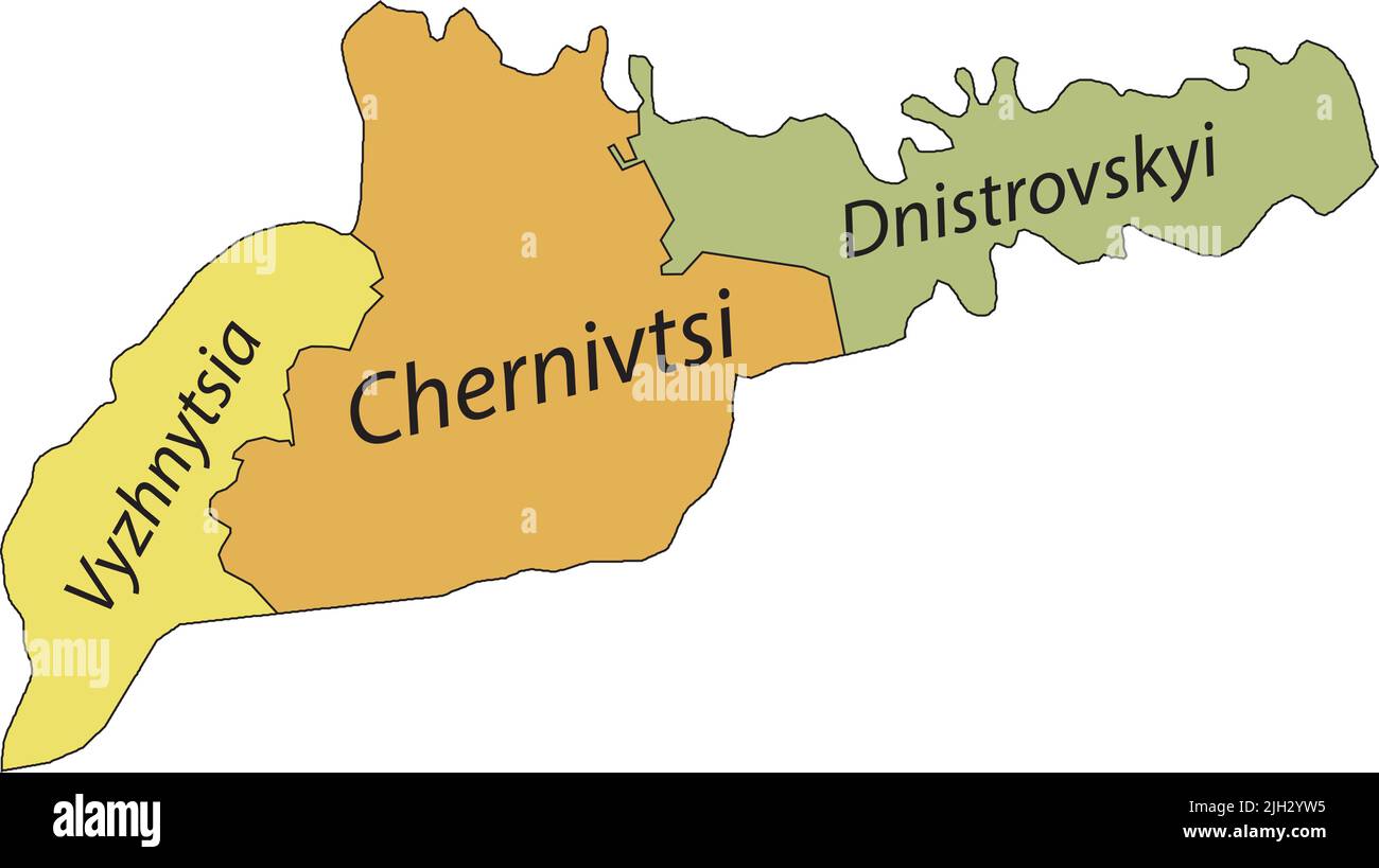 Chernivtsi map vector Stock Vector Images - Alamy