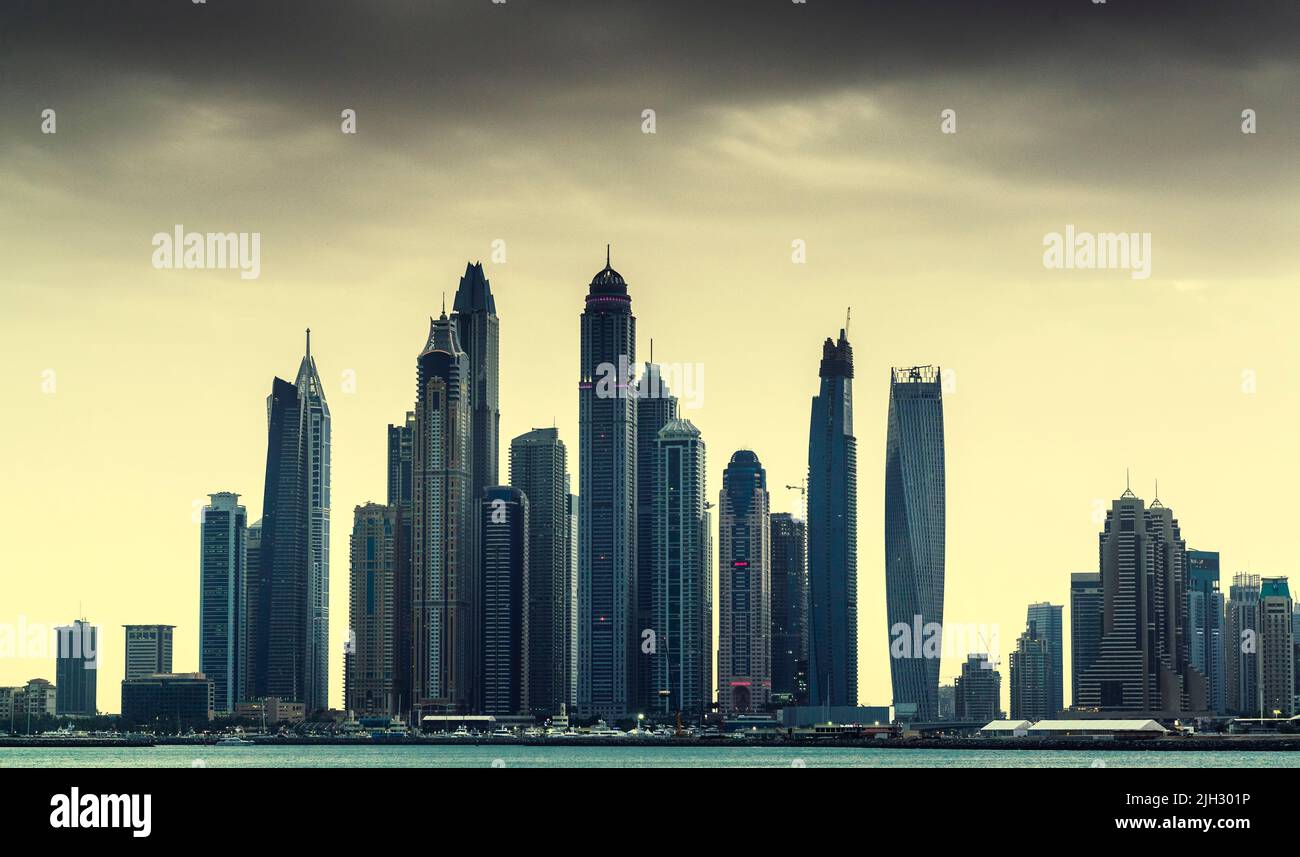 Downtown skyline of dubai hi-res stock photography and images - Alamy