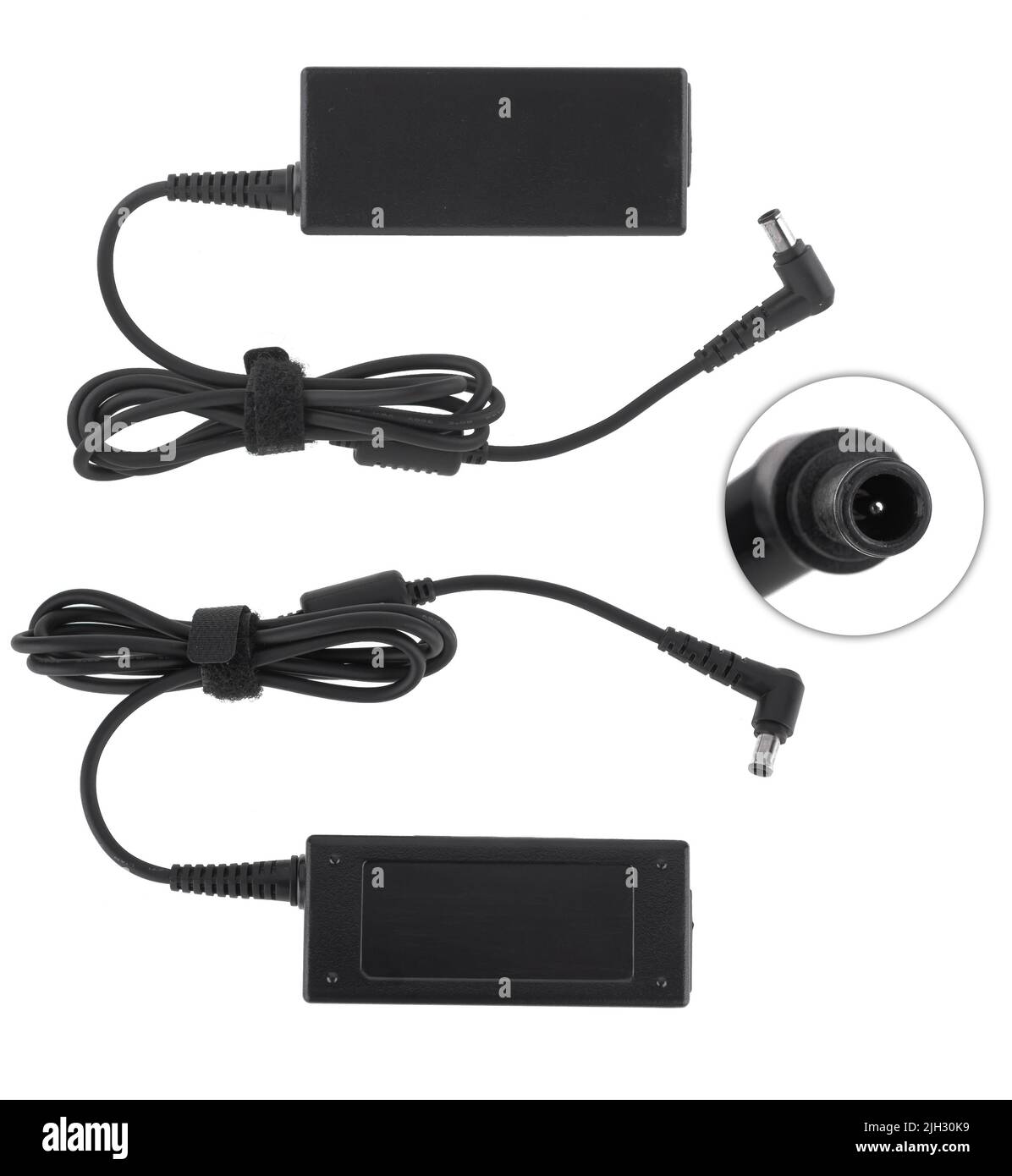 laptop power supply, laptop accessory, on a white background, collage ...