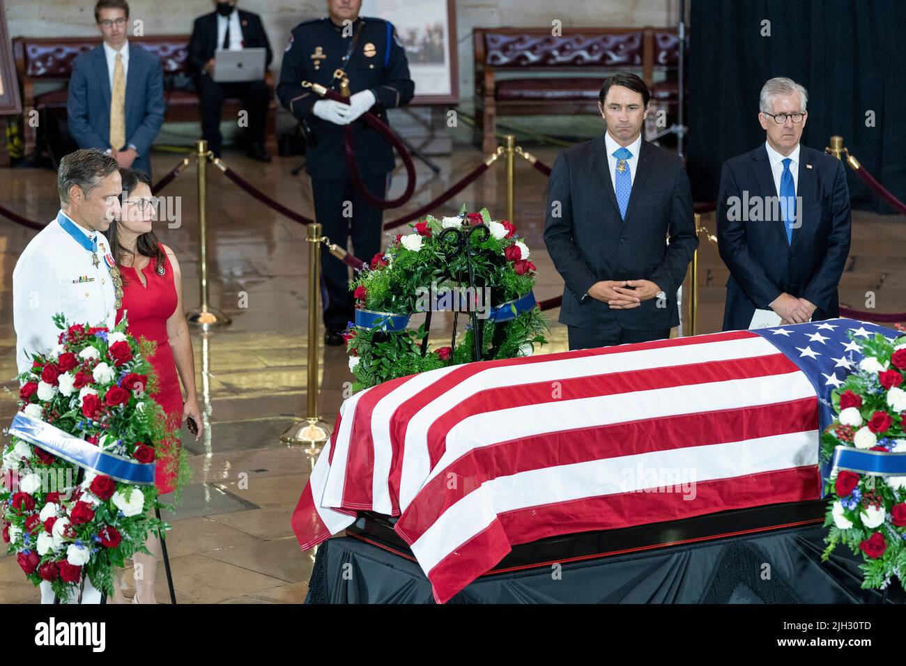 Washington DC, USA. 14th July, 2022. Medal of Honor recipient Britt ...
