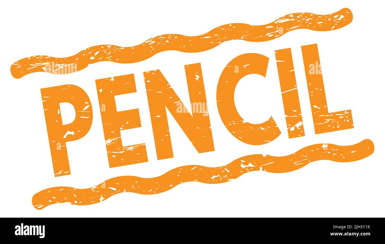 Pencil stamp Cut Out Stock Images & Pictures - Alamy