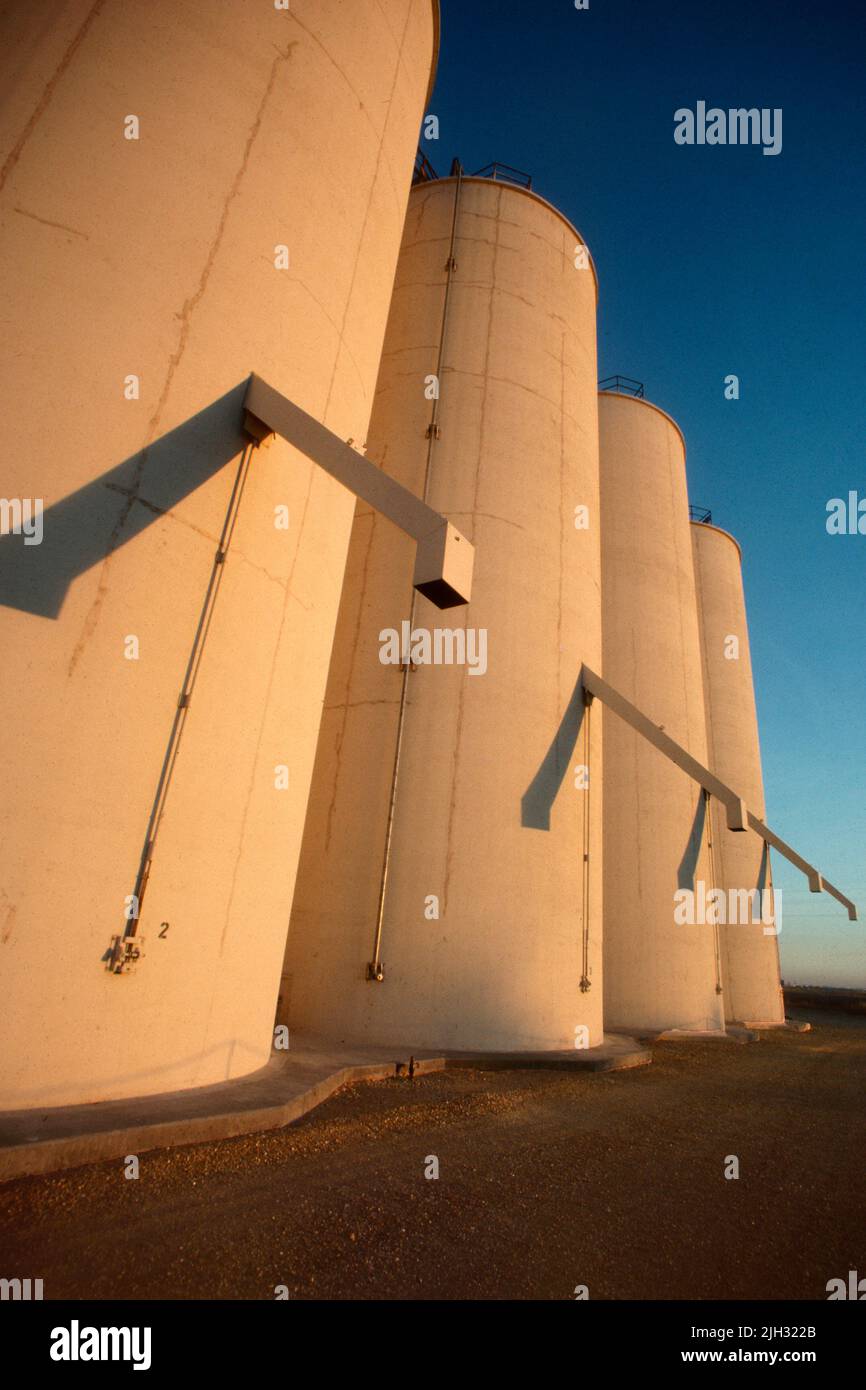 Rice Silos, Colusa County, California Stock Photo - Alamy