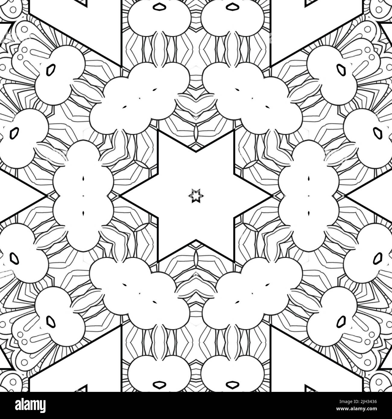 Abstract Computer generated Fractal design. A fractal is a never-ending ...