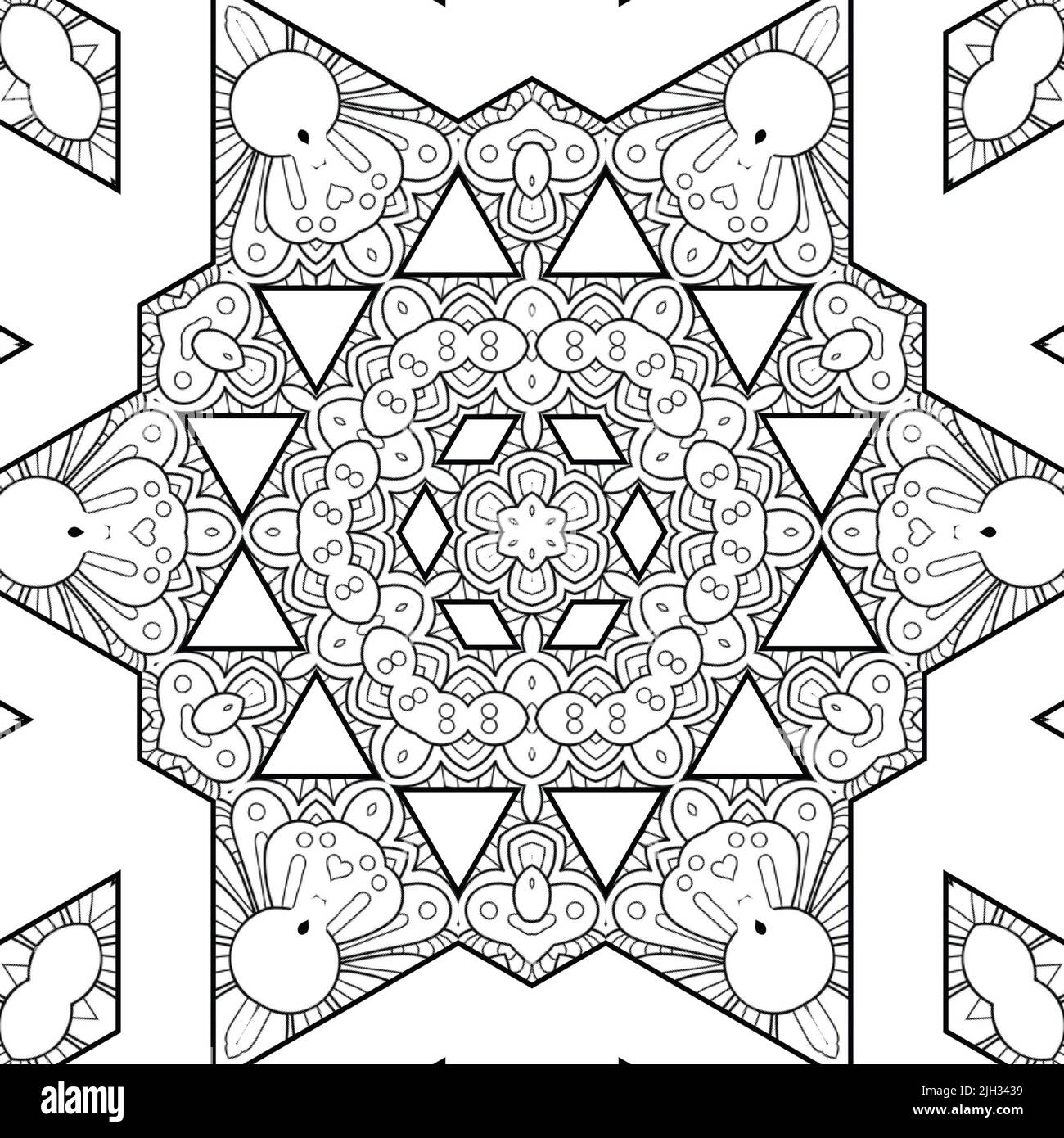 Abstract Computer generated Fractal design. A fractal is a never-ending ...