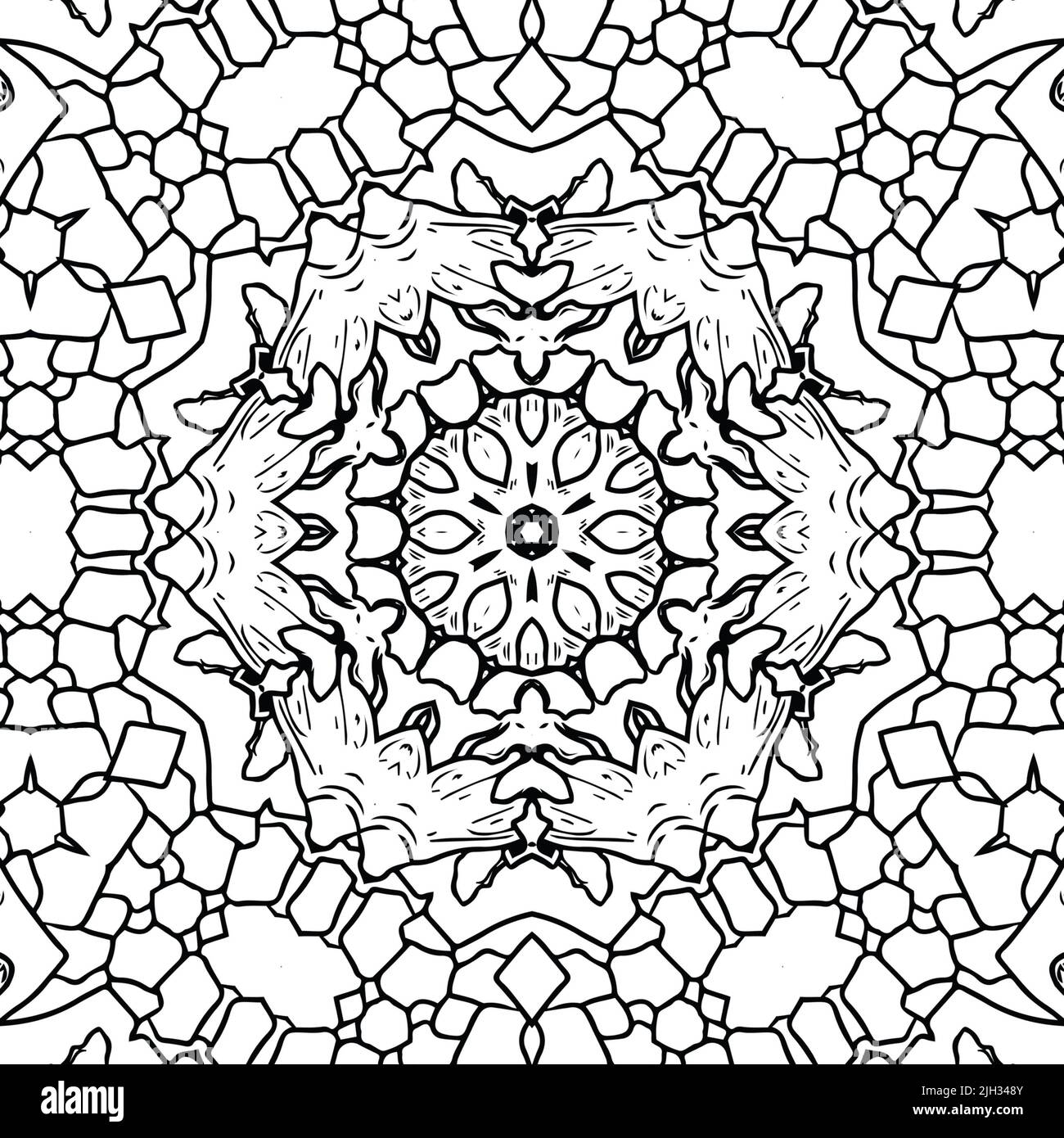 Abstract Computer generated Fractal design. A fractal is a never-ending ...