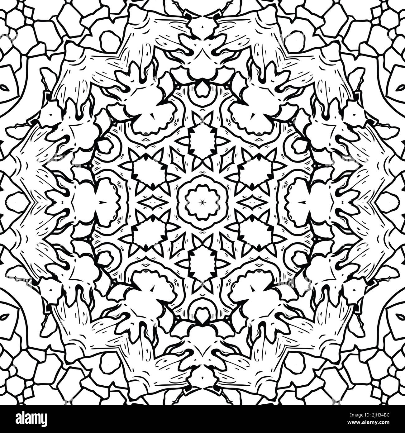 Abstract Computer generated Fractal design. A fractal is a never-ending ...