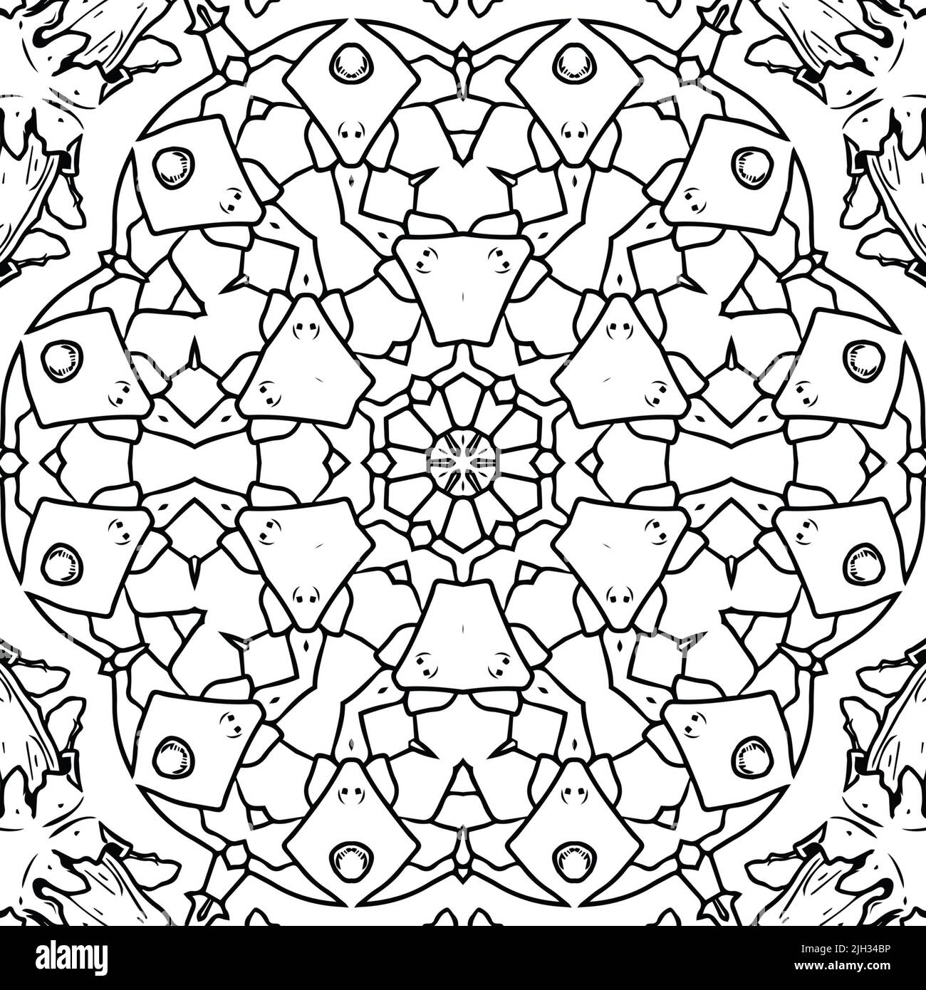 Abstract Computer generated Fractal design. A fractal is a never-ending ...