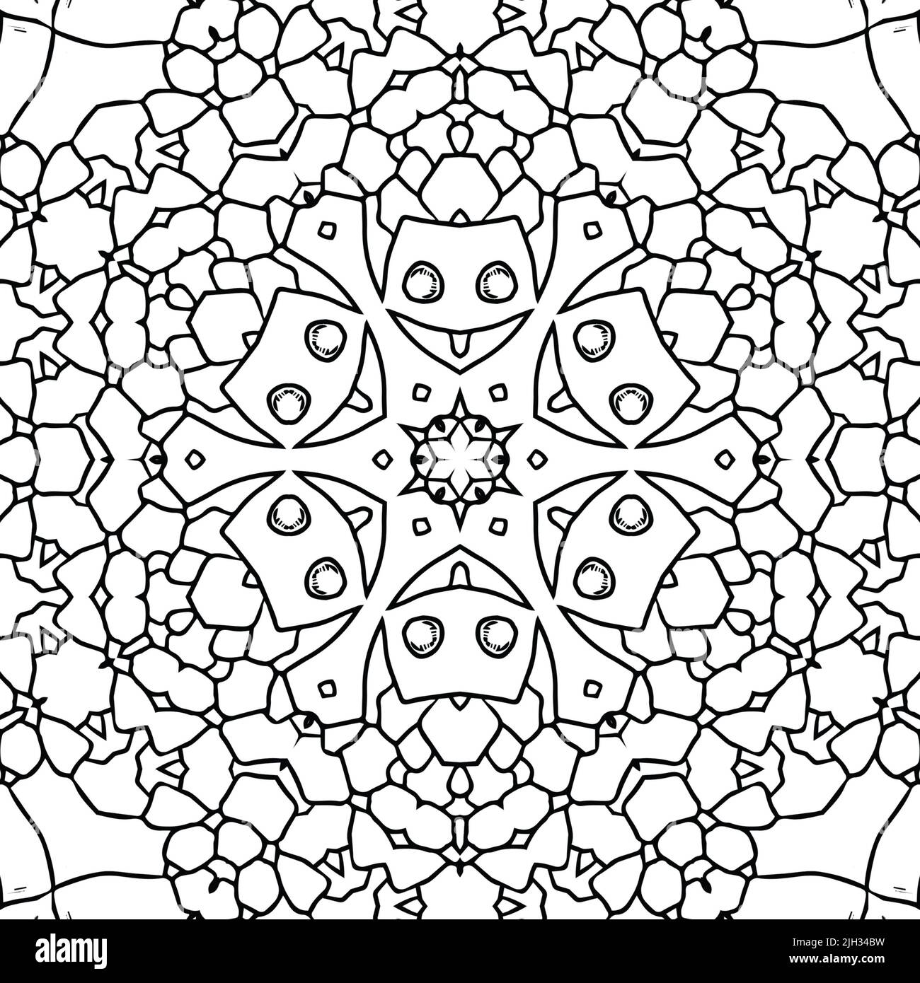 Abstract Computer generated Fractal design. A fractal is a never-ending ...