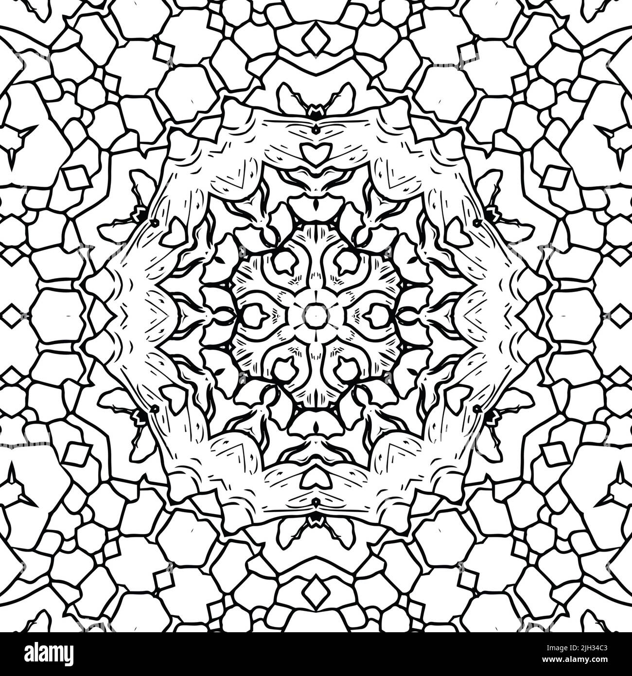 Abstract Computer generated Fractal design. A fractal is a never-ending ...