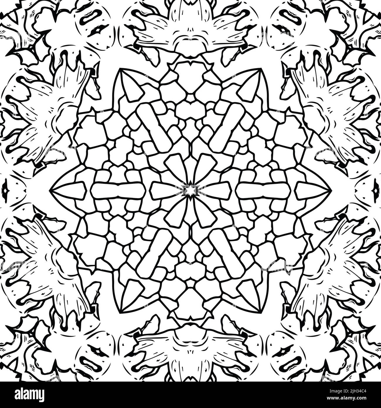 Abstract Computer generated Fractal design. A fractal is a never-ending ...