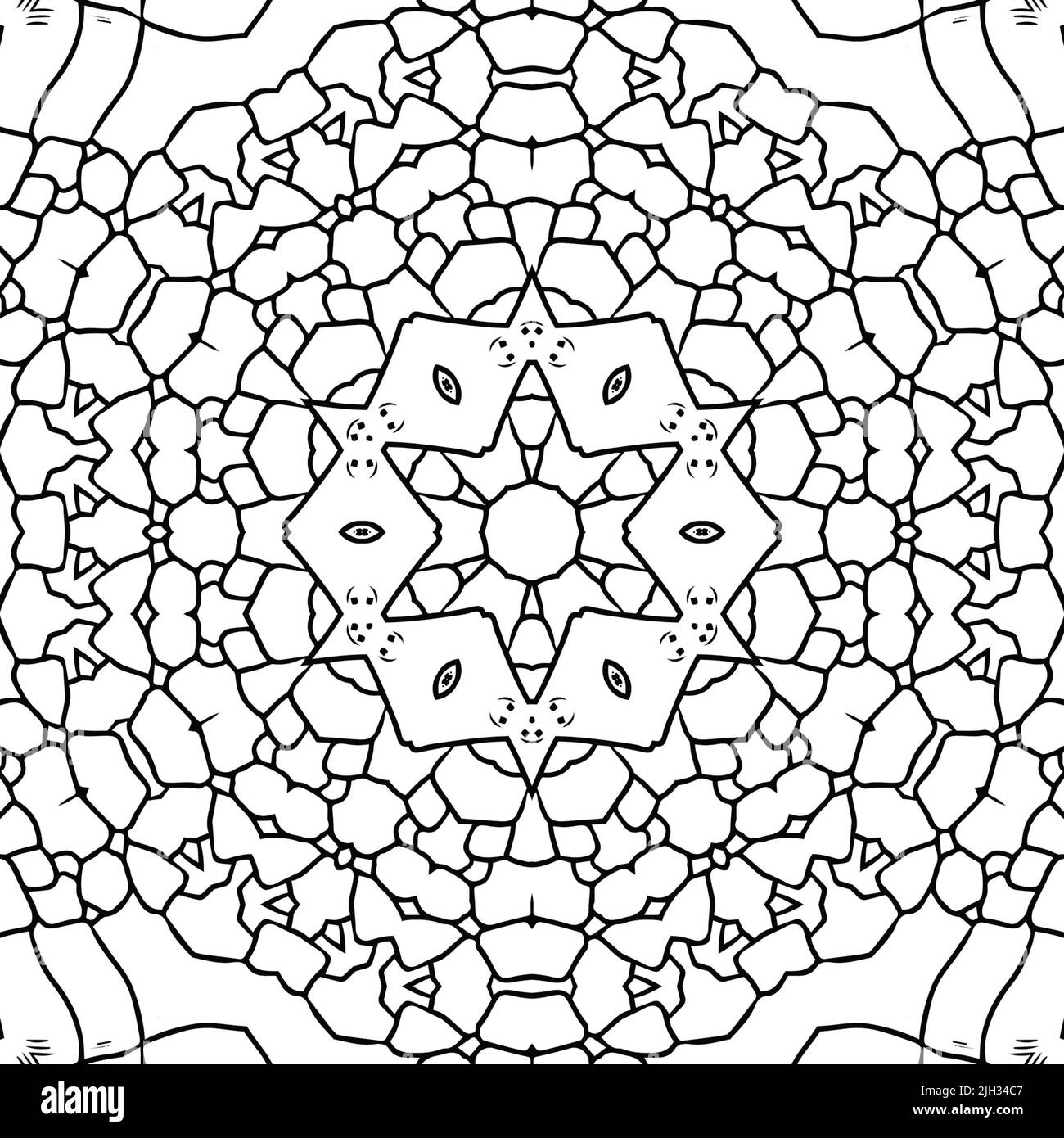 Abstract Computer generated Fractal design. A fractal is a never-ending ...