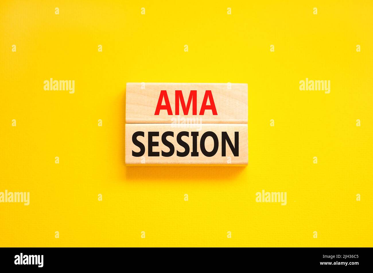 AMA ask me anything session symbol. Concept words AMA ask me anything ...