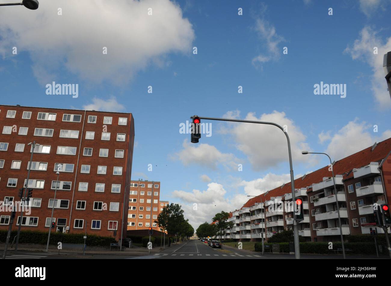 Kastrup/Copenhagen/Denmark/14 July 2022/ Traffic signal lights at ...