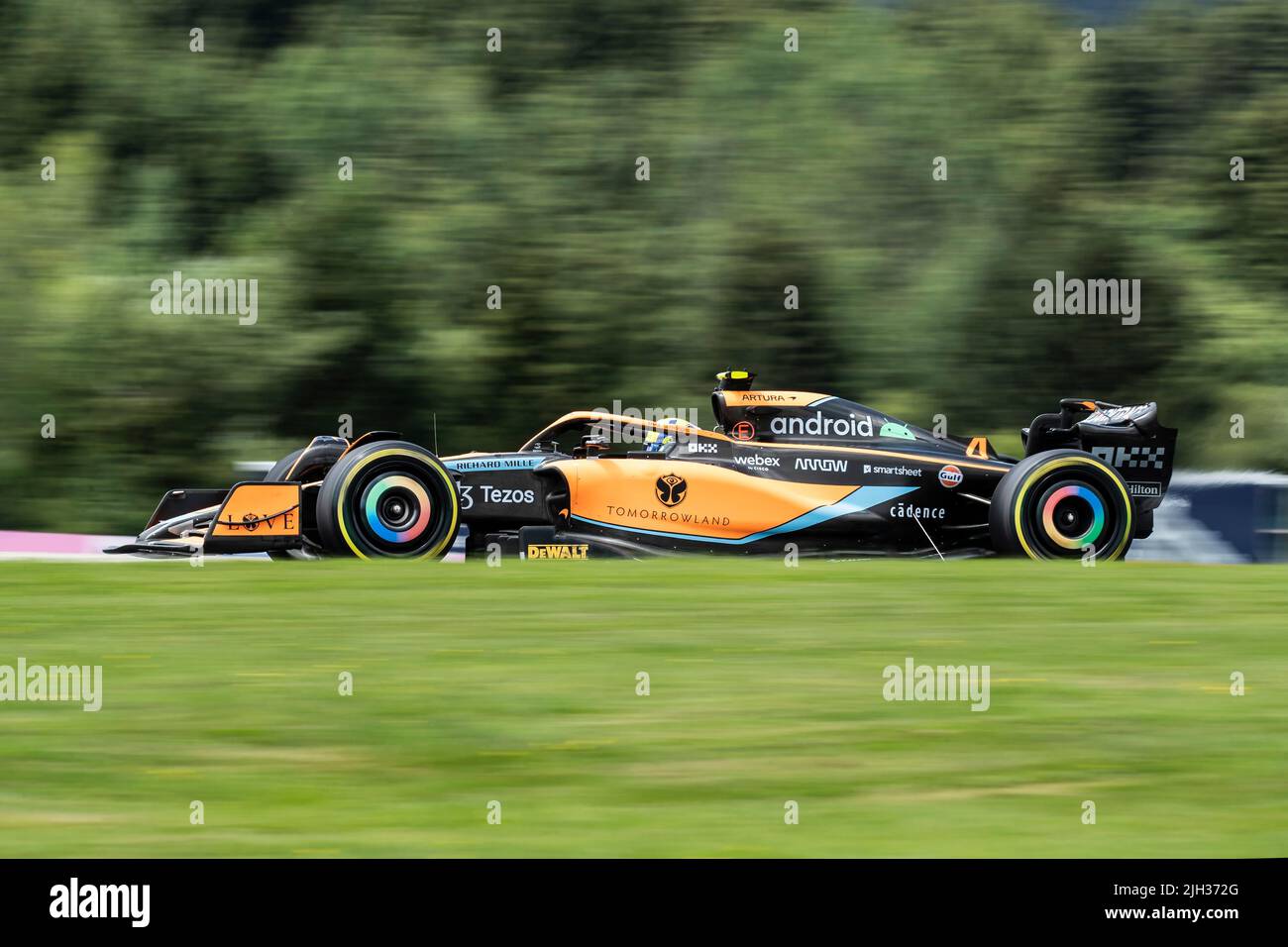 The Formula 1 2022 Austrian GP in the Red Bull A1 Ring Circuit F1 ...