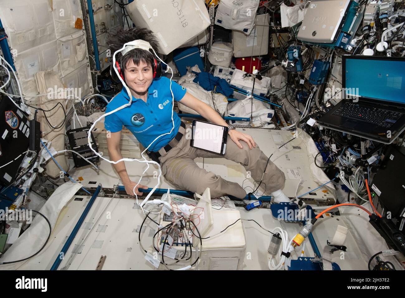 Earth Atmosphere. 8th July, 2022. Expedition 67 Flight Engineer and ESA (European Space Agency ...