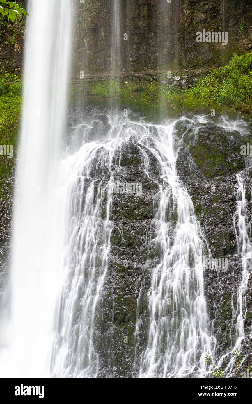Waterfall in Silver Falls State Park, Oregon Stock Photo - Alamy