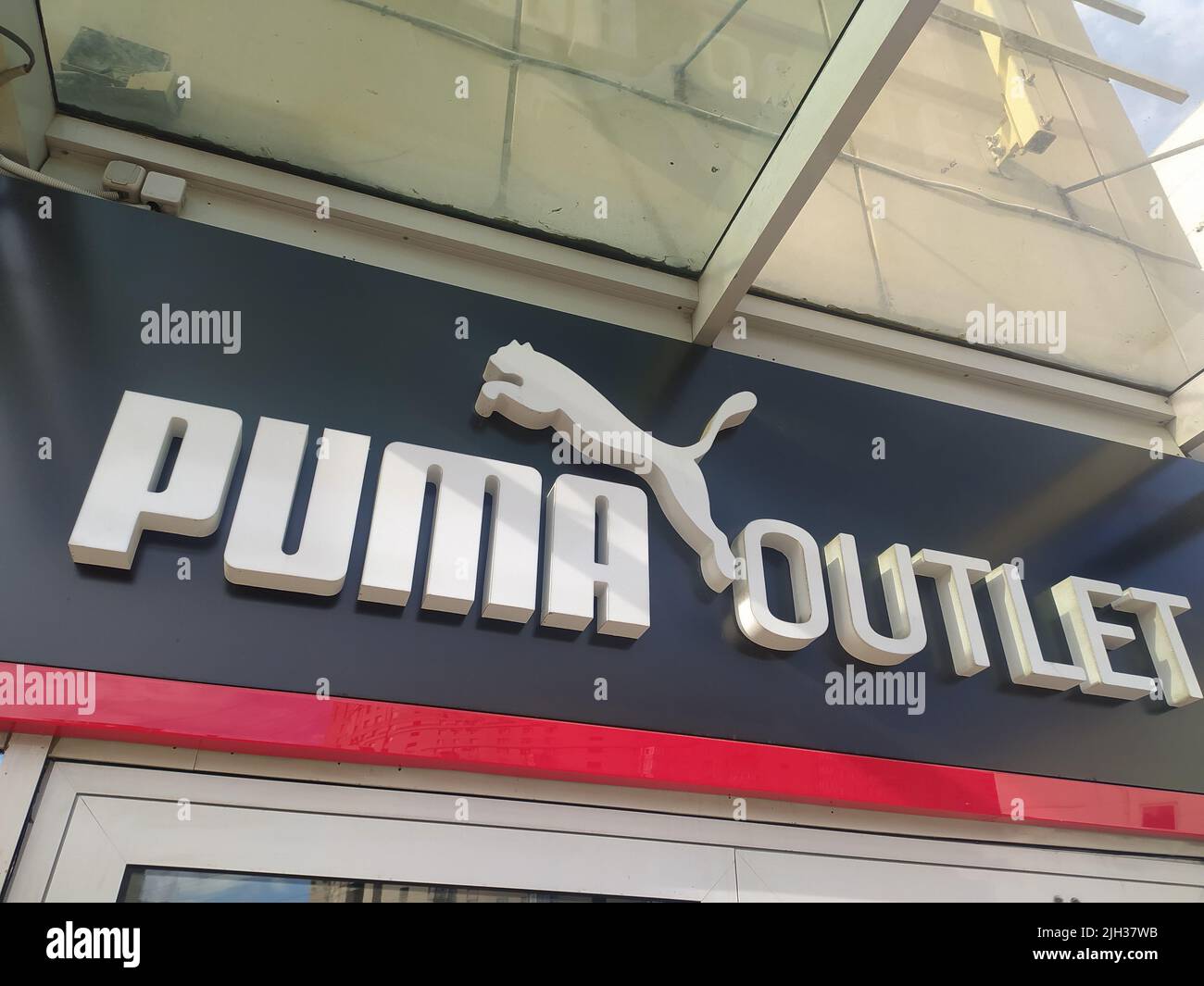 Russia. St. Petersburg and Leningrad region. Puma Stock Photo - Alamy