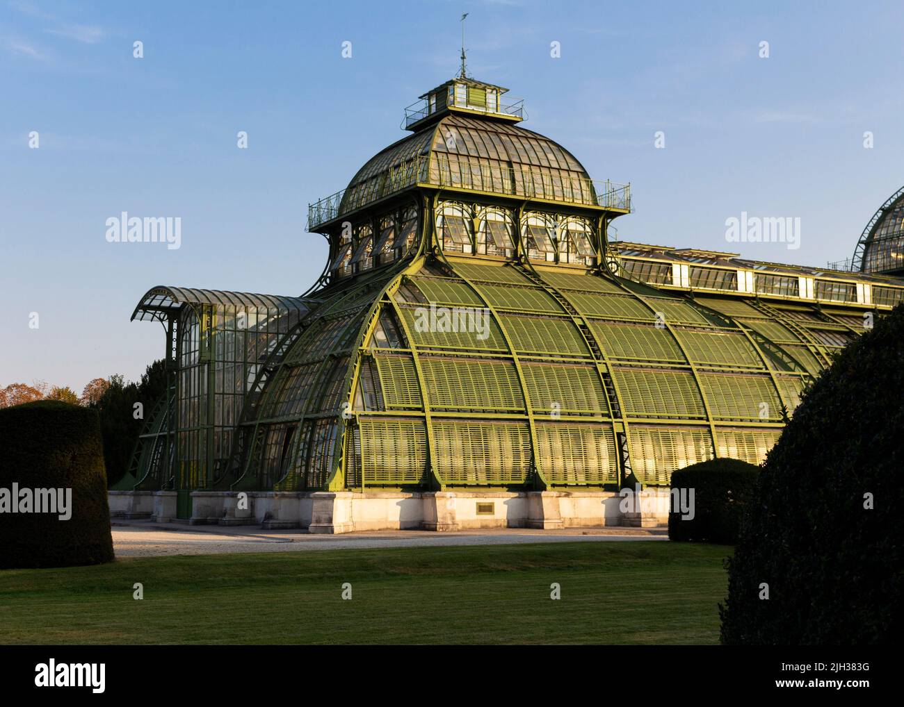 Vienna, Austria - October 10, 2018: Palm House (Palmenhaus) in building ...