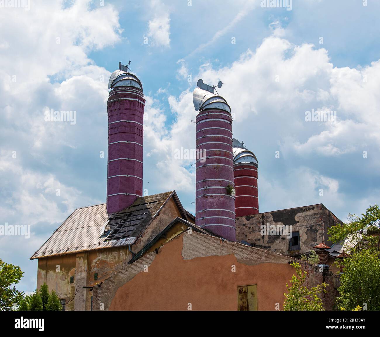 The original old historical building of the Gurbanov brewery, which ...