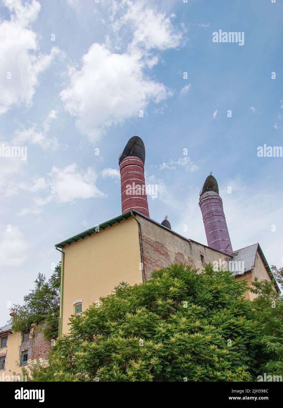 The original old historical building of the Gurbanov brewery, which ...