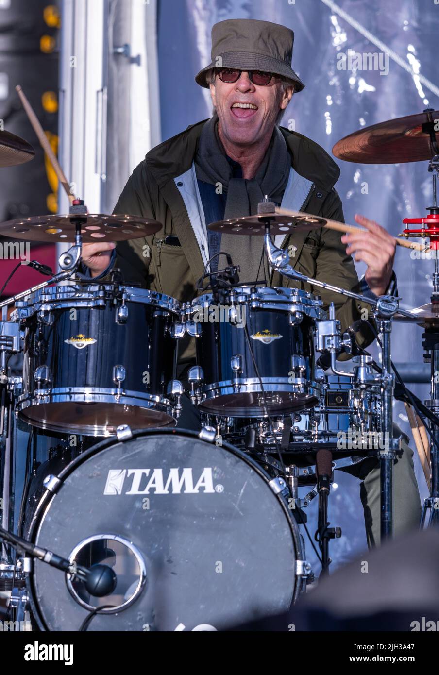 Schwerin, Germany. 14th July, 2022. The drummer and composer Stewart ...