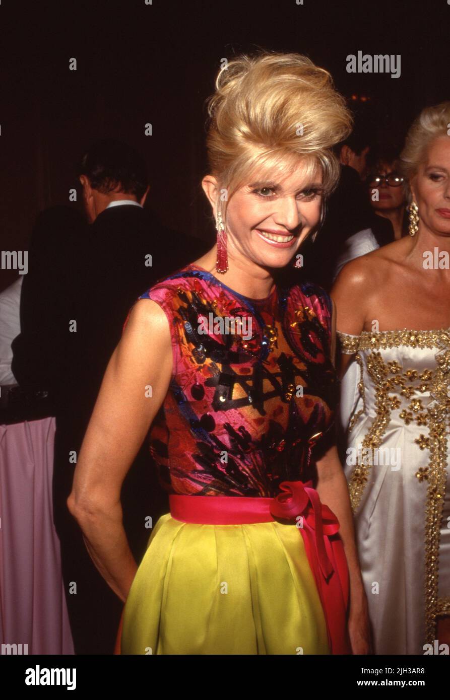 Ivanka Trump at the 1990 Carousel of Hope Ball at Beverly Hilton Hotel ...