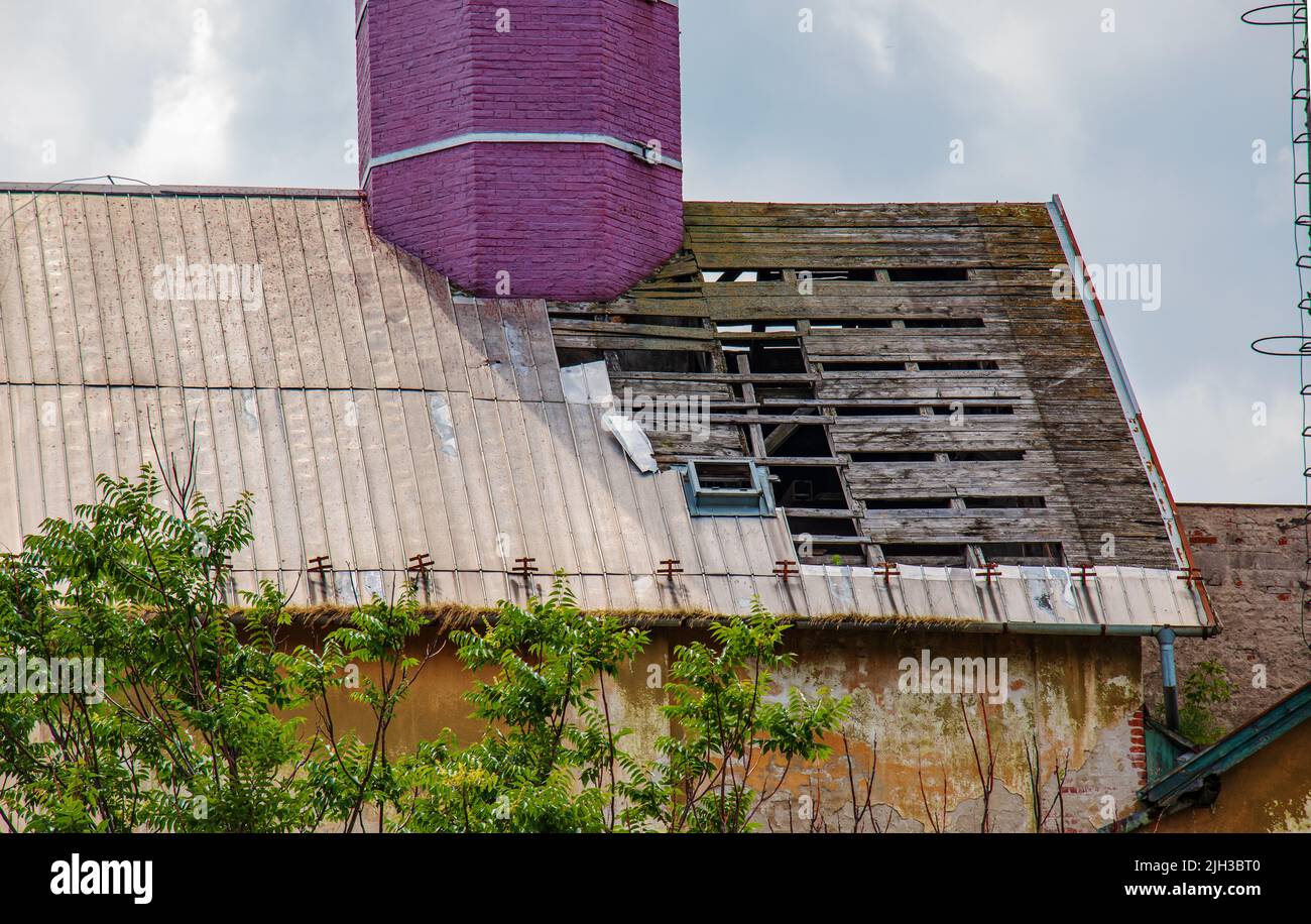 The original old historical building of the Gurbanov brewery, which ...