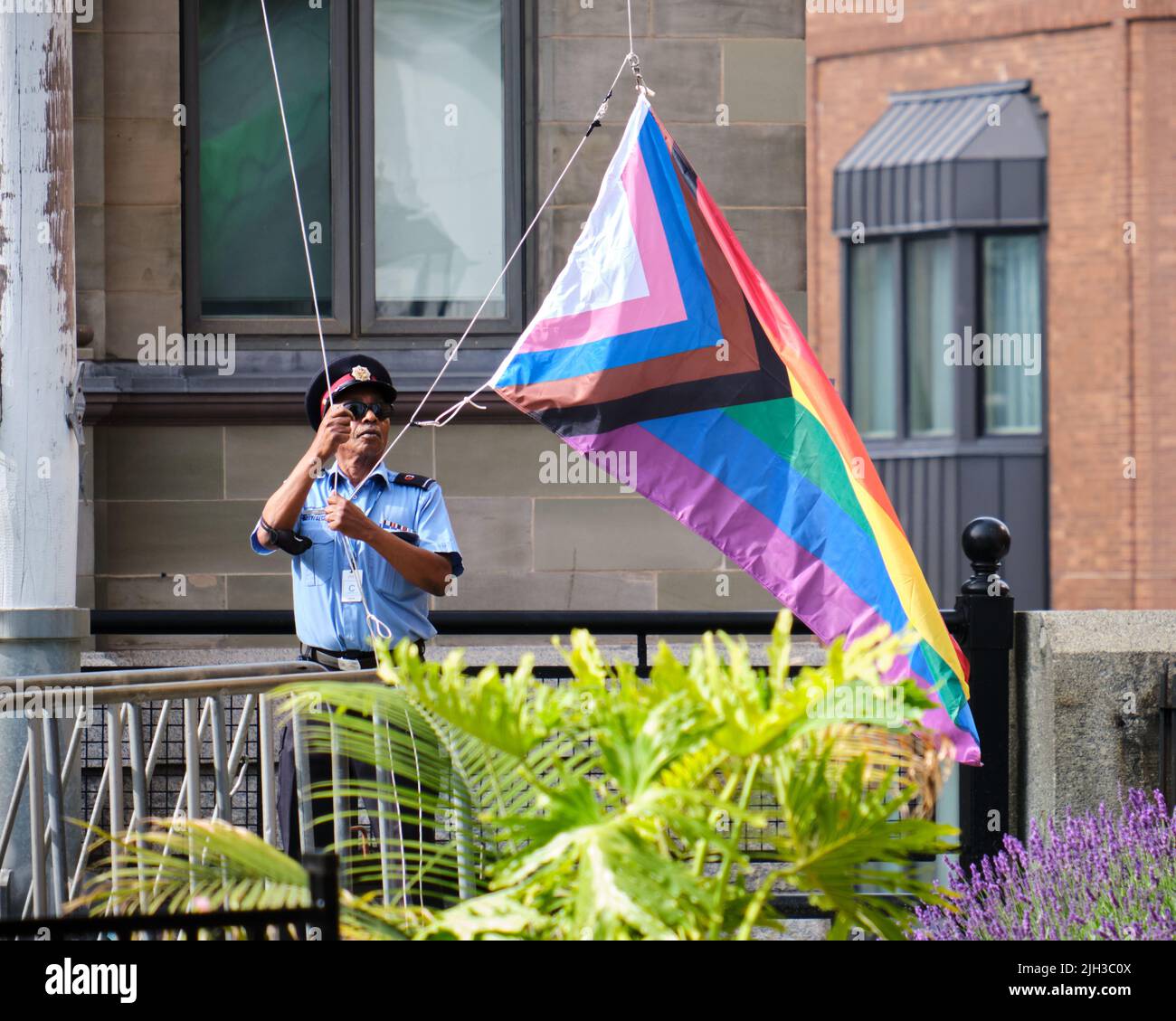 Halifax, Nova Scotia, Canada. July 14th, 2022. The Pride Halifax ...