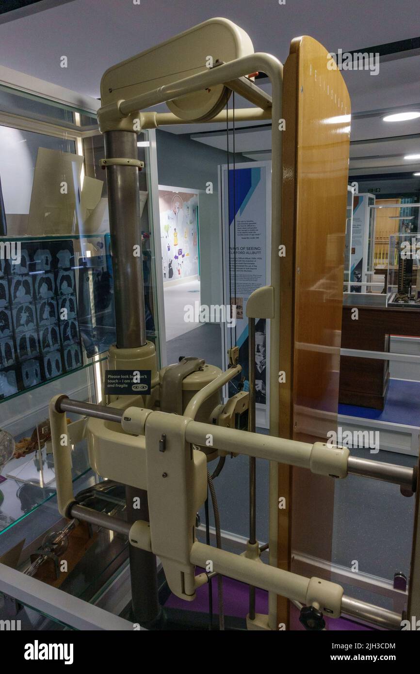 A Helioskop 2 chest x-ray machine (1950s) which may have been used for ...