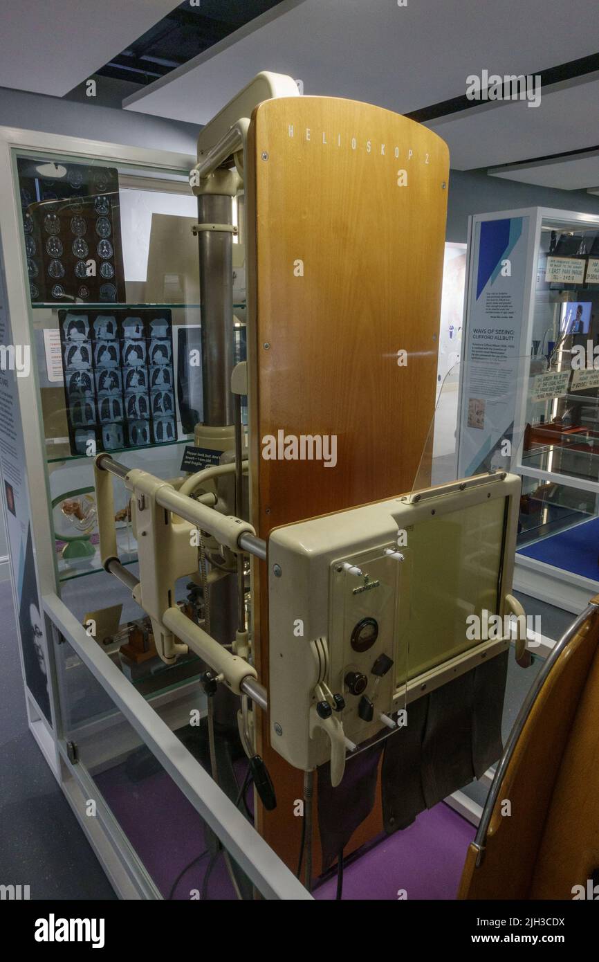 A Helioskop 2 chest x-ray machine (1950s) which may have been used for ...