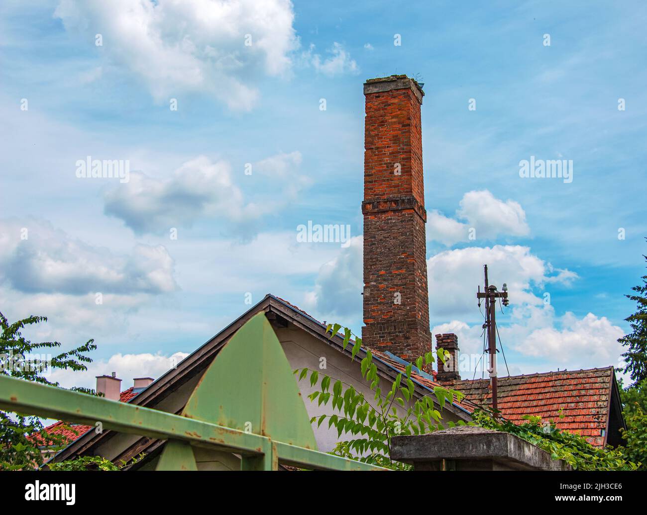 The original old historical building of the Gurbanov brewery, which ...