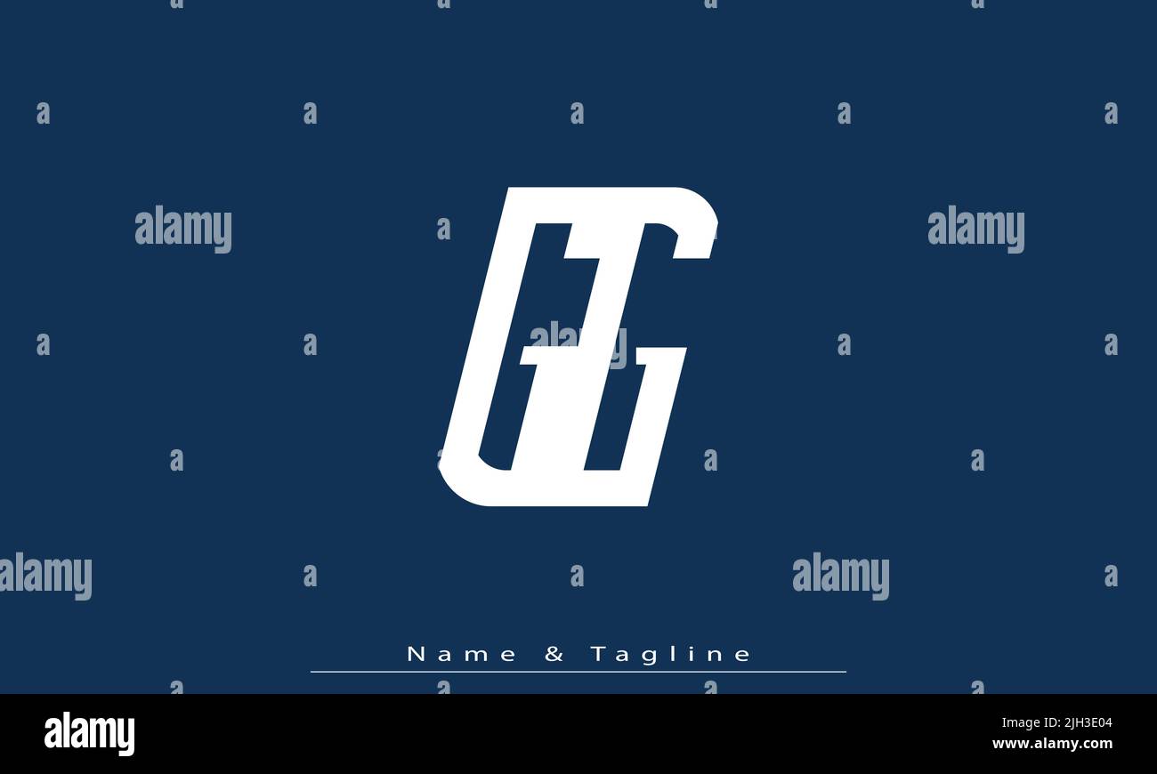 Alphabet letters Initials Monogram logo GG Stock Vector Image & Art - Alamy